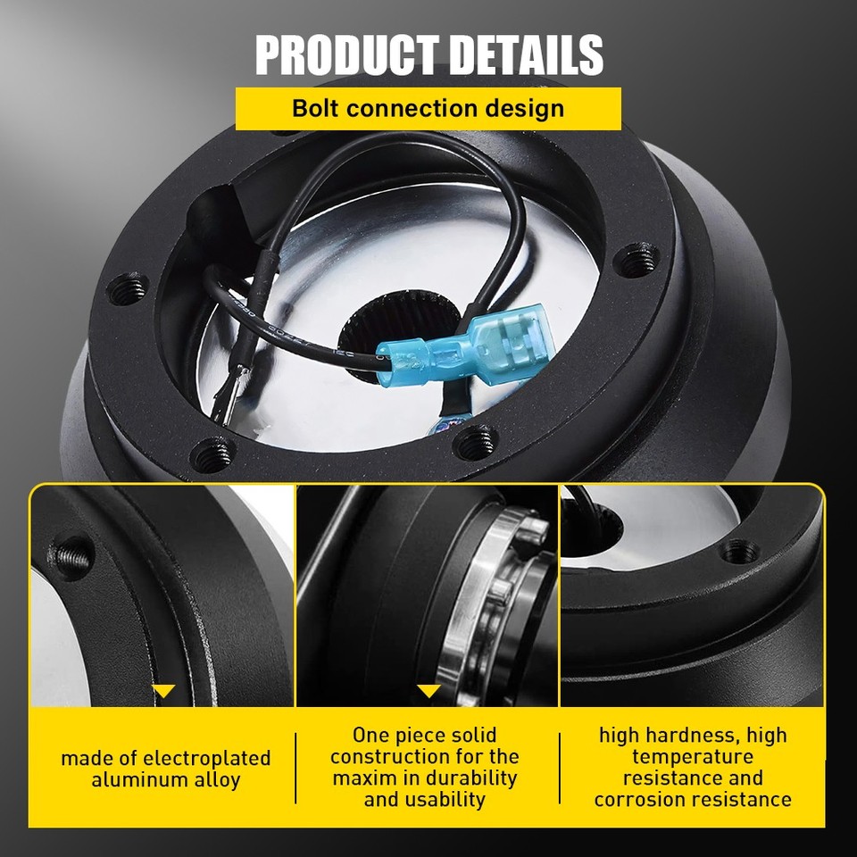 Steering Wheel Short Hub Adapter Kit For Boss 120H Toyota Celica Supra ...