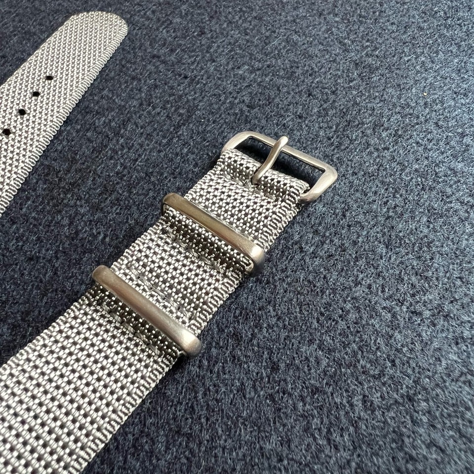 All-New Nylon Watch Strap Dive Watch Band, Amazing Weave, 20mm - Fog ...