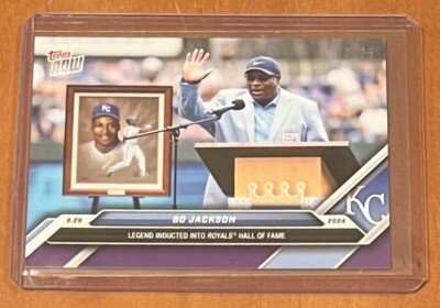 2024 TOPPS NOW #363 BO JACKSON - NUMBERED 3/25 PURPLE PARALLEL | eBay