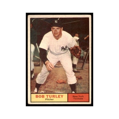 1961 Topps Bob Turley Yankees #40 | eBay