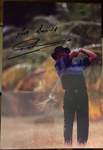 GREG NORMAN SIGNED PHOTO | eBay