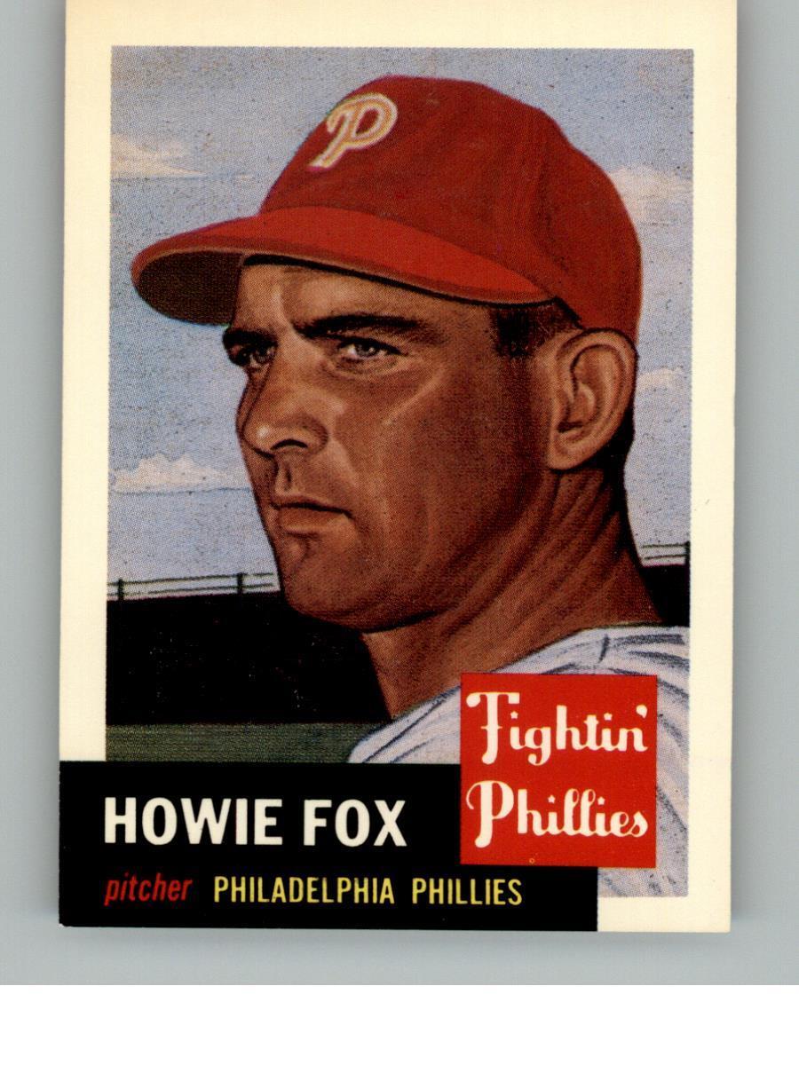 1991 Topps Archives 1953 Howie Fox 22 Philadelphia Phillies | eBay