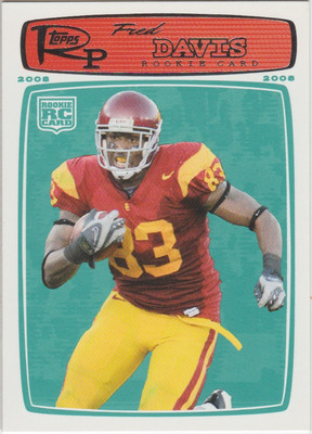 Fred Davis 2008 Topps RP Rookie RC card 205 | eBay