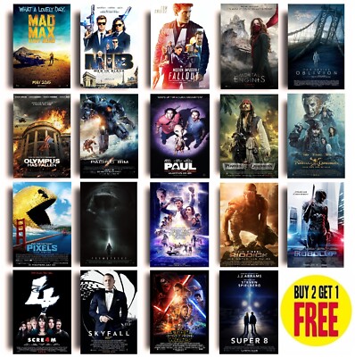 2010s MOVIE POSTERS M - S Size A3 Photo Print Film Cinema Wall Fan Art ...