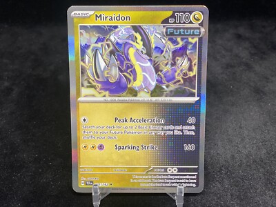POKEMON TCG: S&V - TEMPORAL FORCES MIRAIDON 121/162 REVERSE HOLO RARE ...