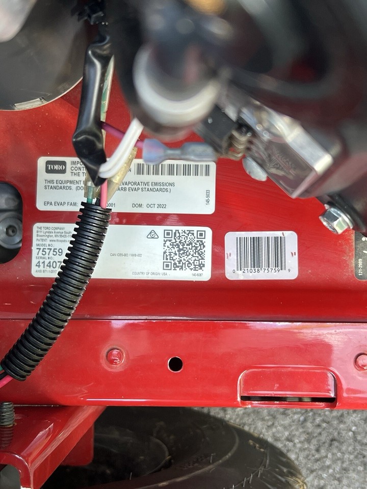 Toro 50 inch 23 HP Time Cutter Iron Forged Deck Kawasaki Zero Turn ...