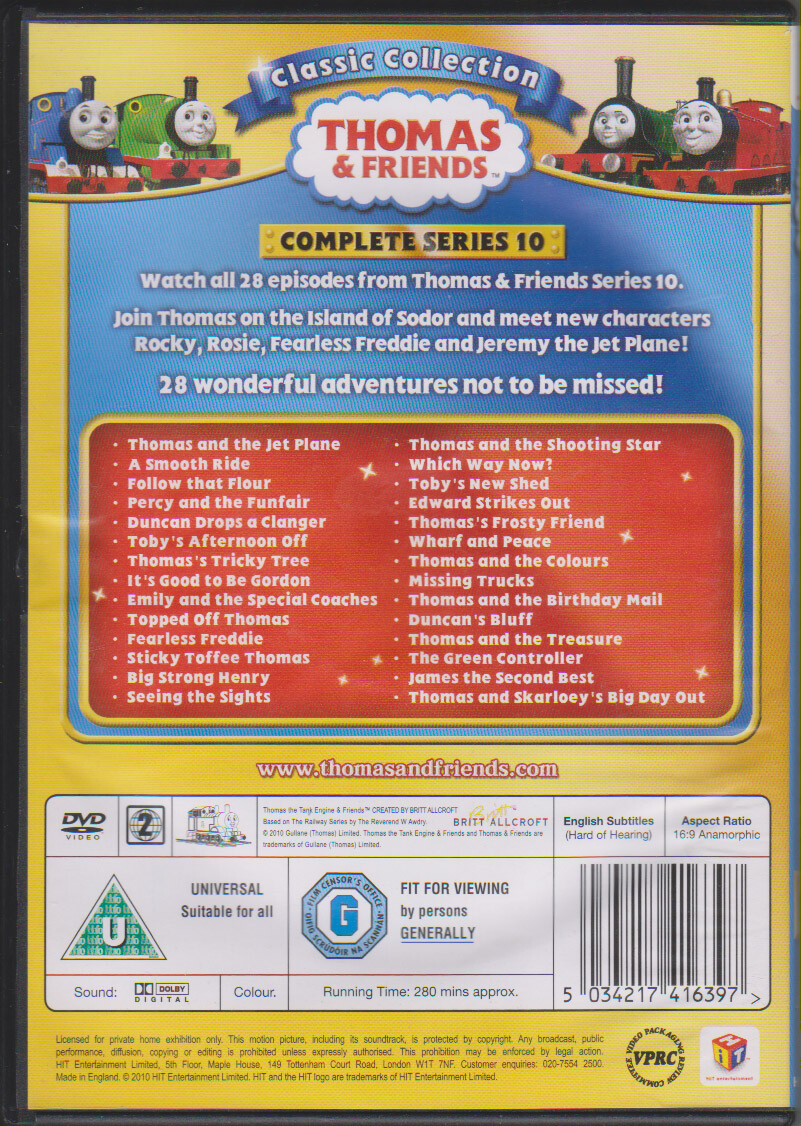 Thomas the Tank Engine and Friends UK Region 2 Pal DVDs ---- (select ...