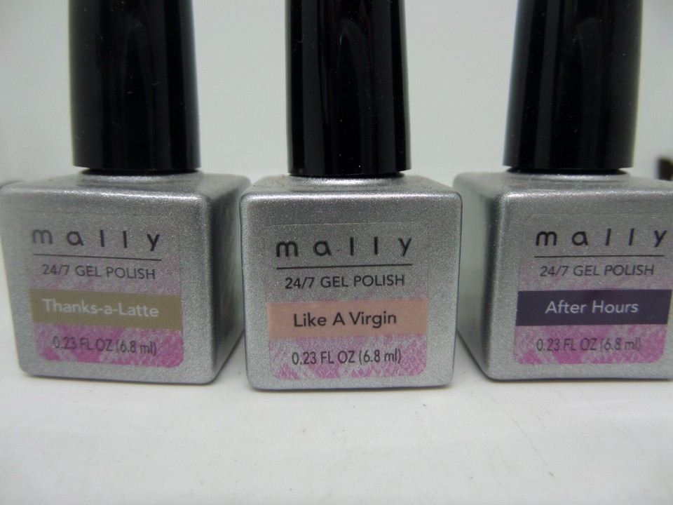 Mally 24/7 Professional Gel Polish System - French Manicure Kit - 3 ...