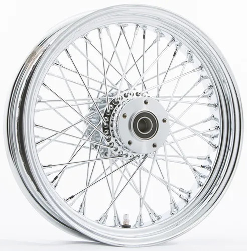 Chrome Dual Disc 60 Spoke Front Wheel 16 X3.5 Harley Electra Glide ...