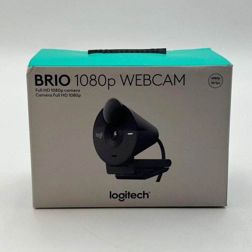 New In Box Logitech Brio 1080p Webcam Black | eBay