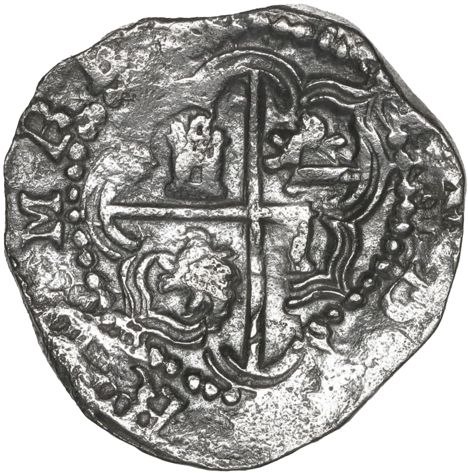 MEL FISHER COA (2) REALES "Grade 1" ATOCHA 1622 SILVER COIN SHIPWRECK ...