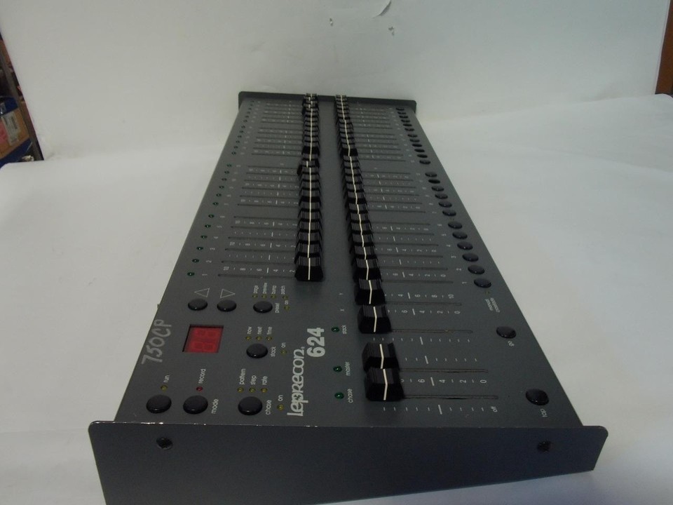 Leprecon 624 LP-624 Microplex 24-Channel DMX Analog Lighting Controller ...