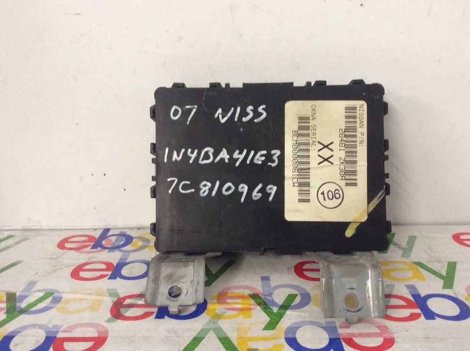 07 08 2007 2008 NISSAN MAXIMA BODY CONTROL MODULE BCU BCM 284B2-CM32A ...