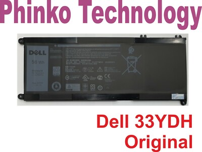 Battery For DELL Latitude 3590 3580 3480 33380 Series 33YDH P30E | eBay