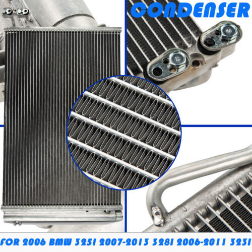 AC3443 A/C AC Condenser for 2006 BMW 325i 2007-2013 328i 330i 330xi ...