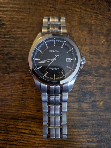 Bulova 96B252 Precisionist Quartz Mens Wrist Watch 262 Khz ⌚️ | eBay