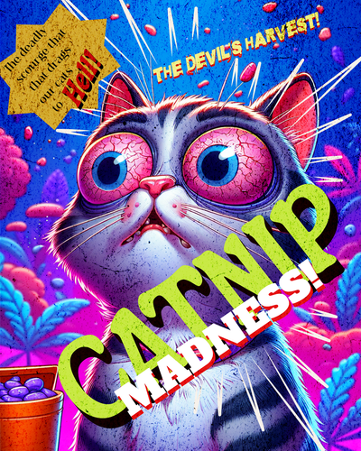 Catnip Madness Cat Themed Unisex T-Shirt S - 3X | eBay