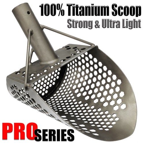 Titanium ProSeries Metal Detector Sand Scoop MONSTRIK-T Detecting Tool ...