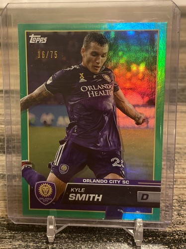 Topps 2023 MLS Kyle Smith Green Foil /75 Orlando City #104 | eBay