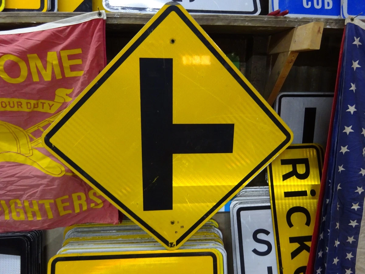 Side Road Ahead Sign