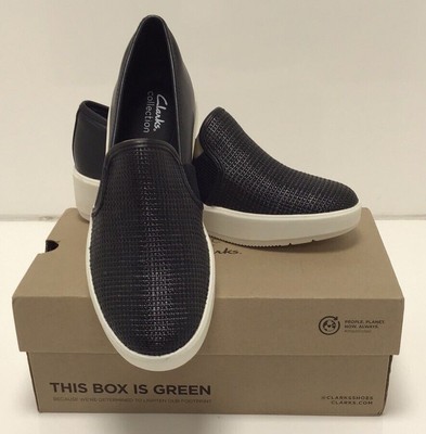 Clarks Women's Collection Layton Petal Loafers Size 8.5M In Black | eBay