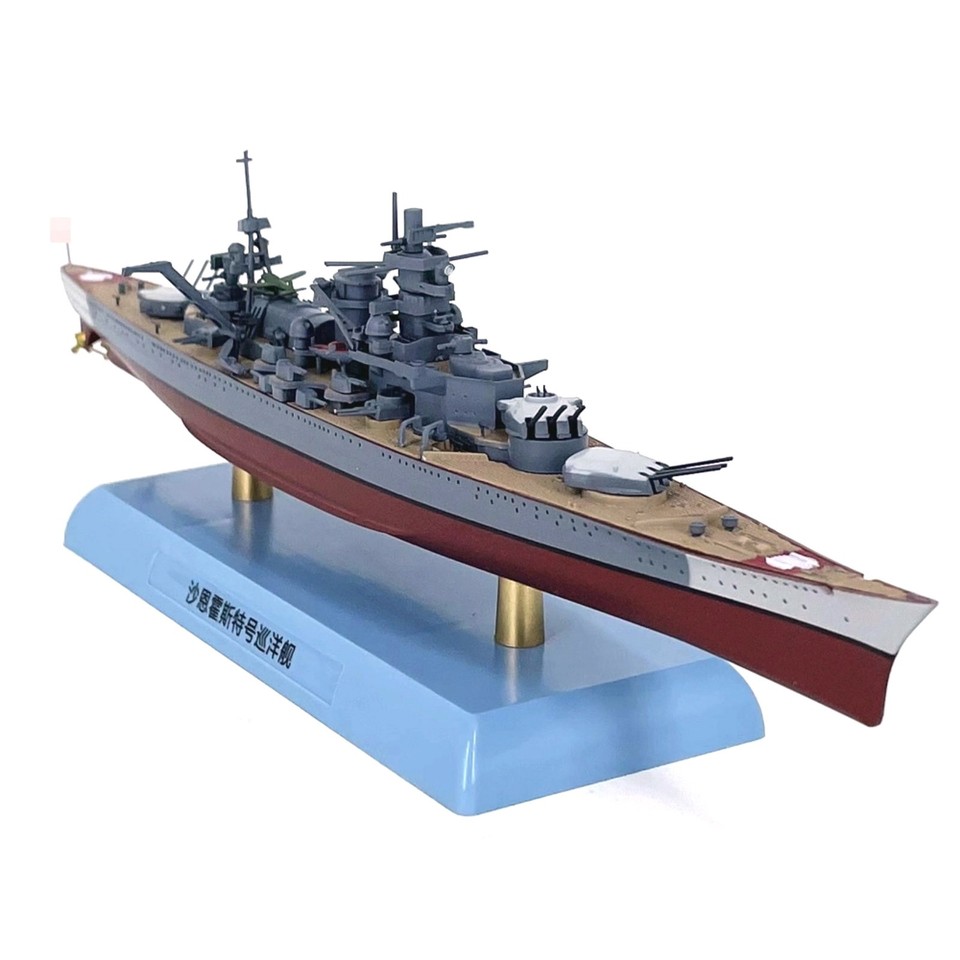 1/1000 Scale Diecast Alloy WWII German Scharnhorst Battleship Model ...