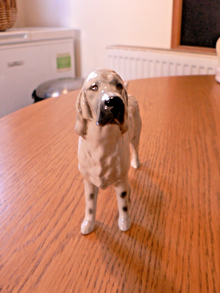 A LOVELY BESWICK 973 " CHAMPION BAYLDONE BARONET" ENGLISH SETTER FIGURE ...