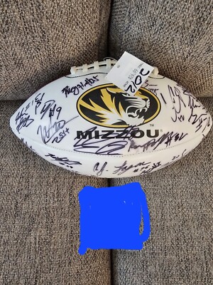 Autographed 2012 Missouri Tigers Team Football 30 Plus Signatures | eBay
