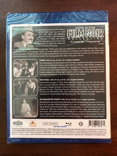 John Alton Film Noir Collection T-Men / Raw Deal / He Walked by Night ...