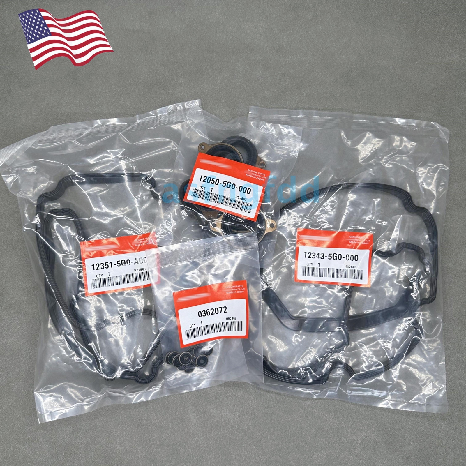 NEW Valve cover gasket set For 14-20 ACURA MDX RLX 3.5L V6 SOHC 12050 ...