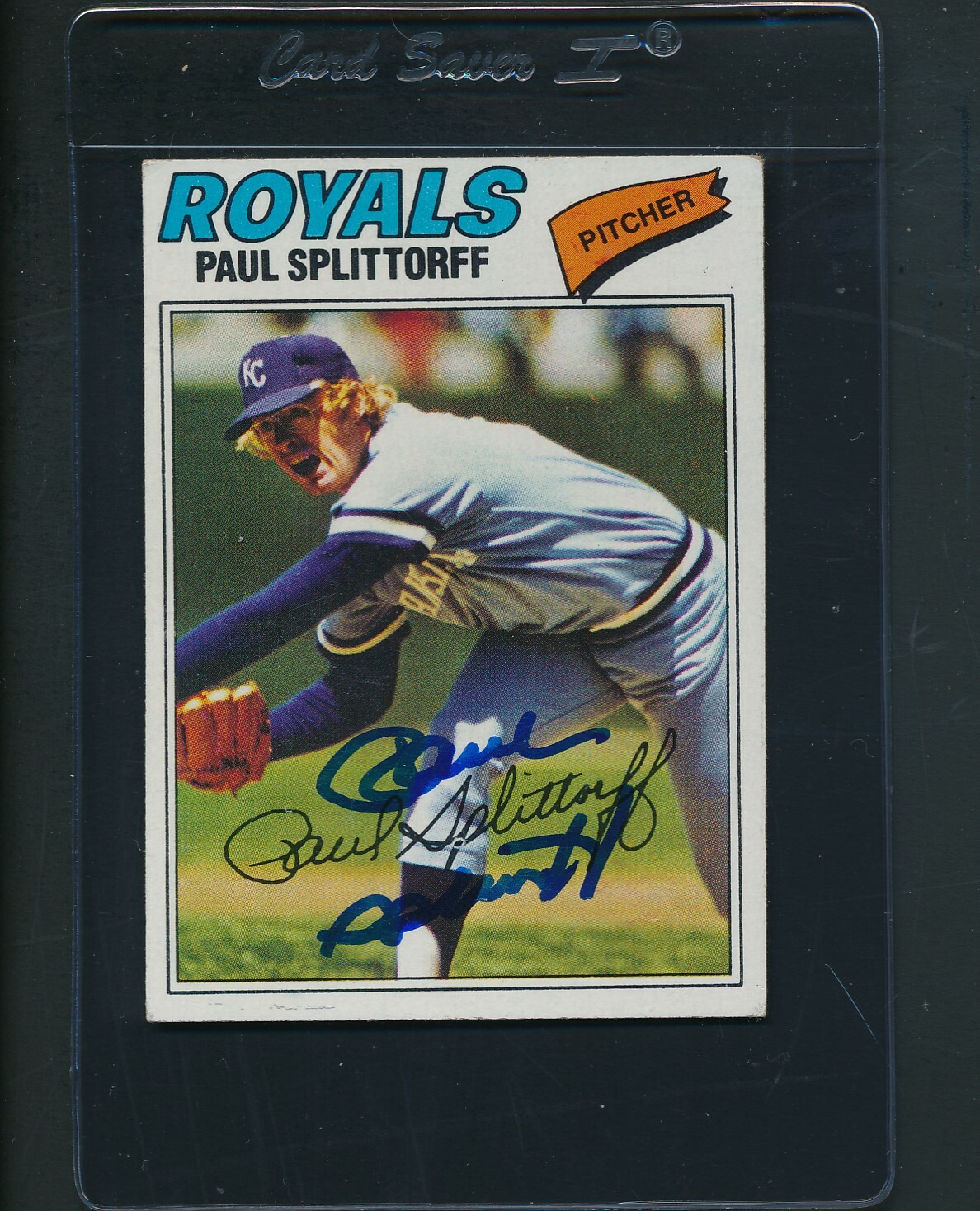 1977 Topps #534 Paul Splittorff Royals Signed Auto *A9957 | eBay