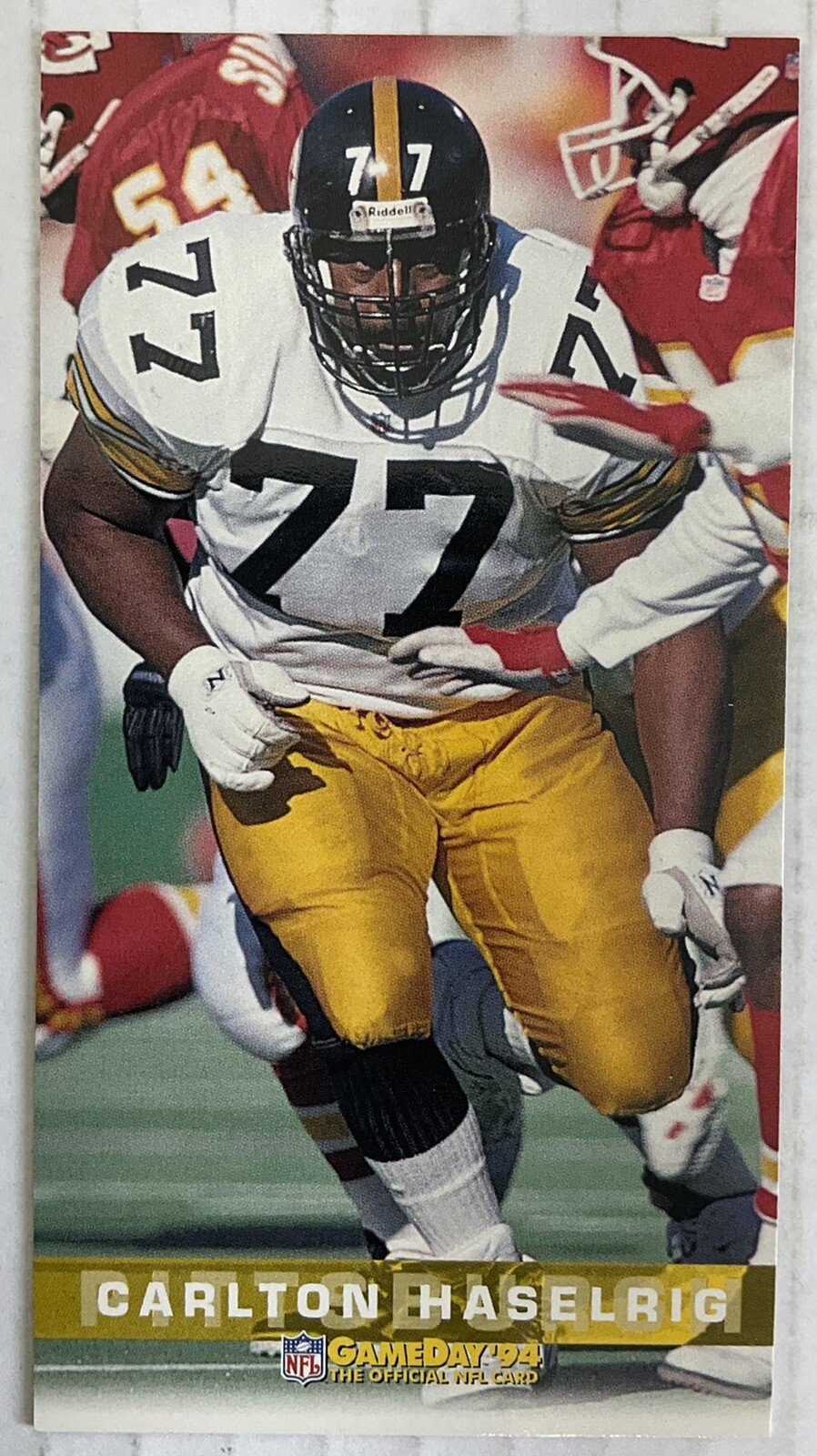1994 Fleer GameDay - #335 Carlton Haselrig for sale online | eBay