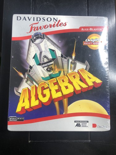 NEW SEALED Davidson Windows/Mac CD-ROM Big Box Algebra Homeschool Math ...