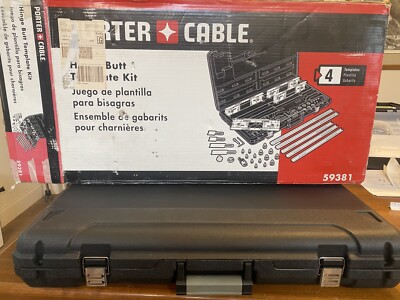 Porter Cable Hinge Butt Template Kit 59381 BRAND NEW With Case and Box ...