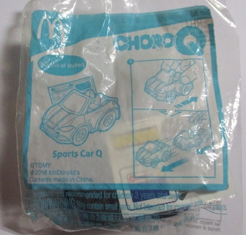 McDONALDS ChoroQ Tomy Toy SPORTS CAR Q Kids MINT 2018 Malaysia Choro-Q ...