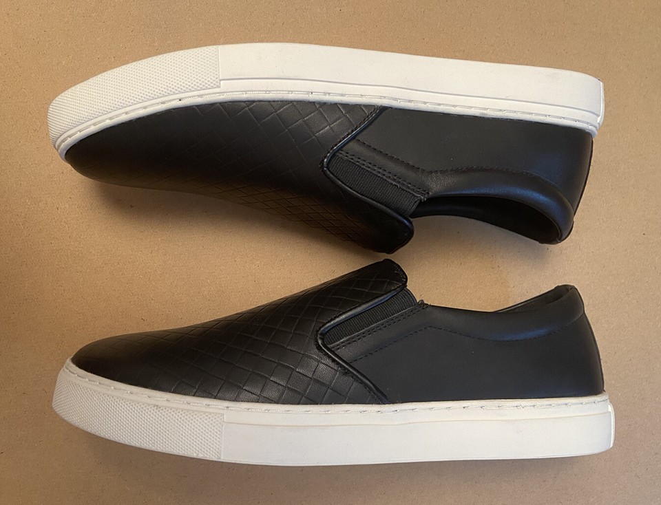 Saks Fifth Avenue “Jaxon” Model Men’s Black Leather Sport Loafer—NEW IN ...