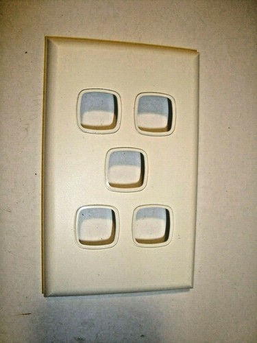 HPM Excel 5 Grid and Cover Plate XL770/5GPLWE,"NO MECH" in Matte White ...