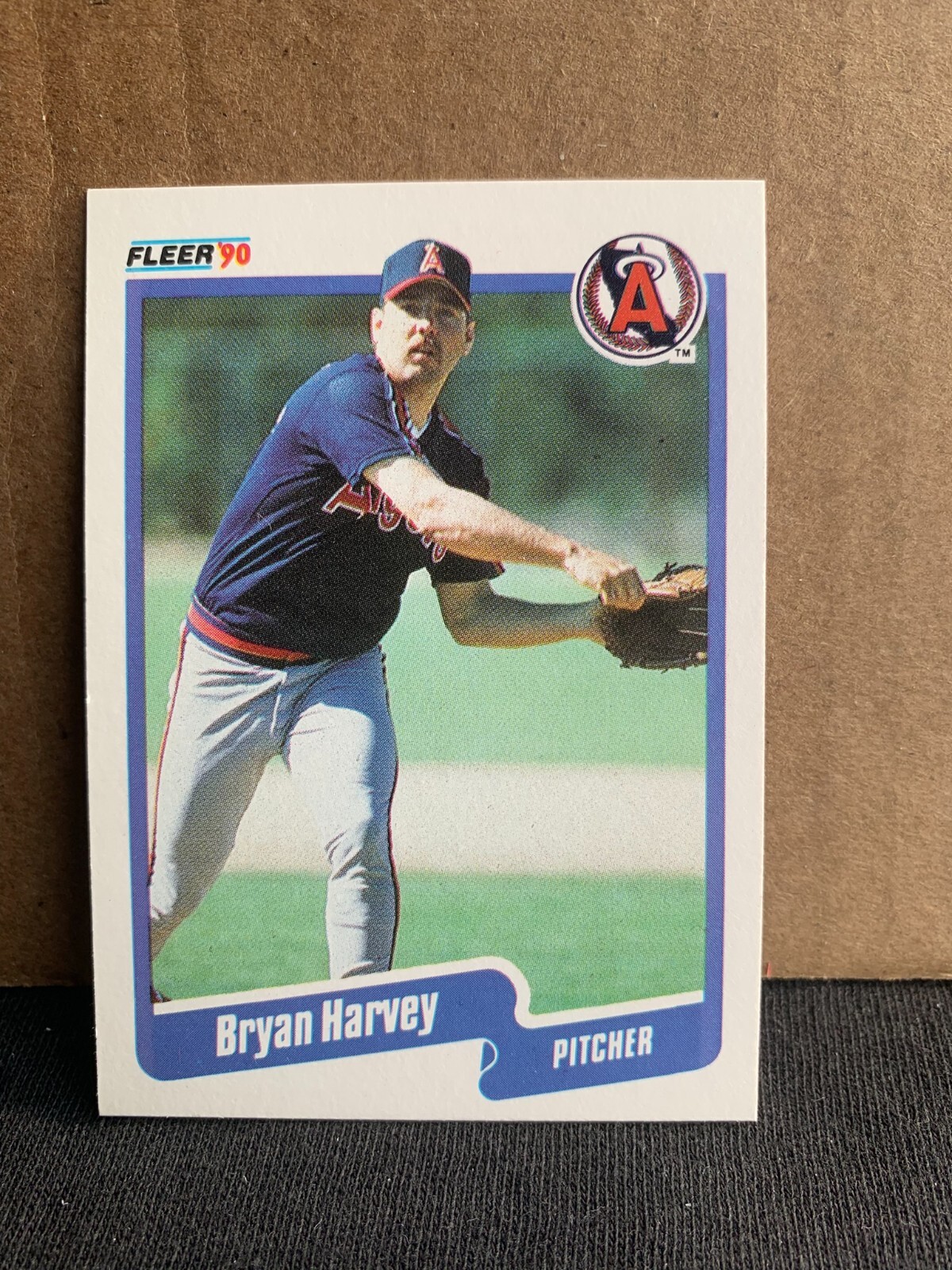 1990 Fleer Baseball Card California Angels Bryan Harvey | eBay