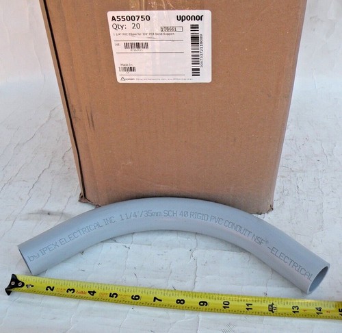 UPonor A5500750 1-1/4" PVC elbow for 3/4" PEX bend support (20) New | eBay