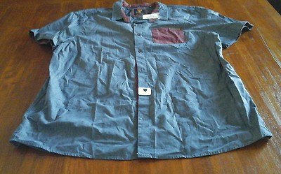 Mooks men's blue dress shirt sz 3XL BNWOT (G14 | eBay