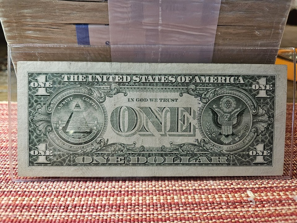 RADAR Fancy Serial Number One Dollar Bill / Note D11644611 With double ...