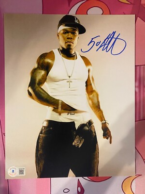 50 CENT 8X10 SIGNED PHOTO BECKETT AUTHENTICATED | eBay