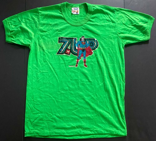 1978 Superman 7Up Shirt T-Shirt Vintage Original Auth… - Gem