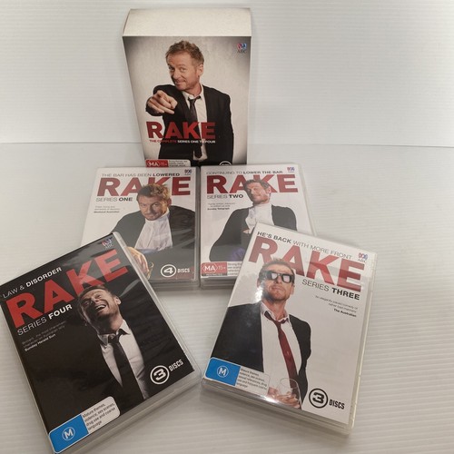 ABC Rake : Series 1-4 (DVD) Box Set Region 4 PAL Richard Roxburgh | eBay