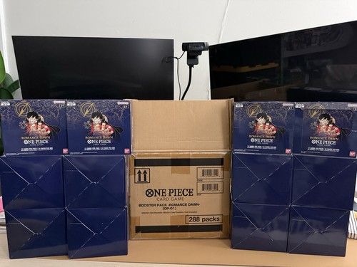 One Piece Romance Dawn BLUE BOTTOM Booster Box/Display Case FIRST WAVE ...