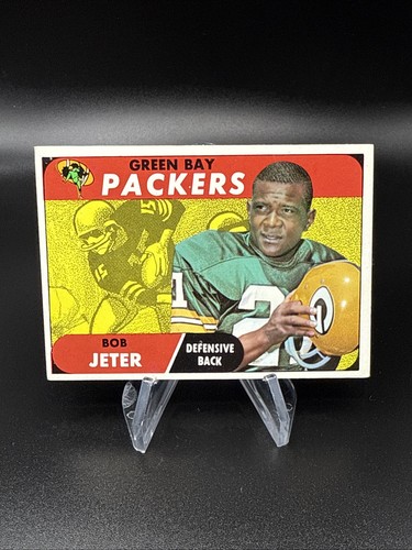 1968 Topps Bob Jeter Card #52 Green Bay Packers Rookie | eBay