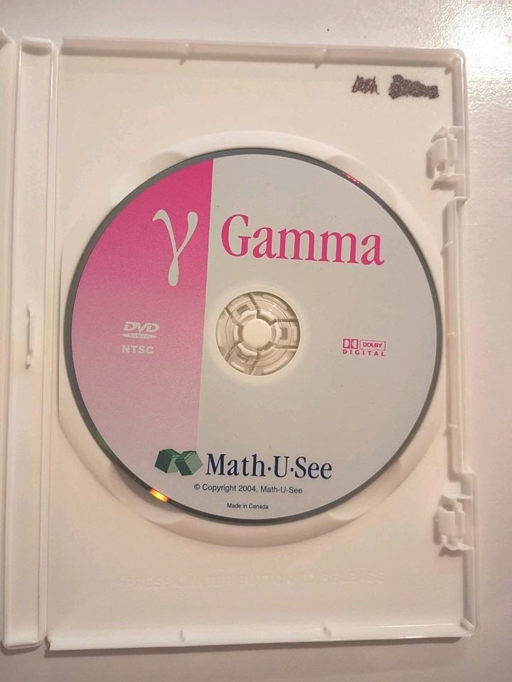 Math U See Gamma Teacher Manual DVD Set Homeschool Curriculum Multiplication | eBay