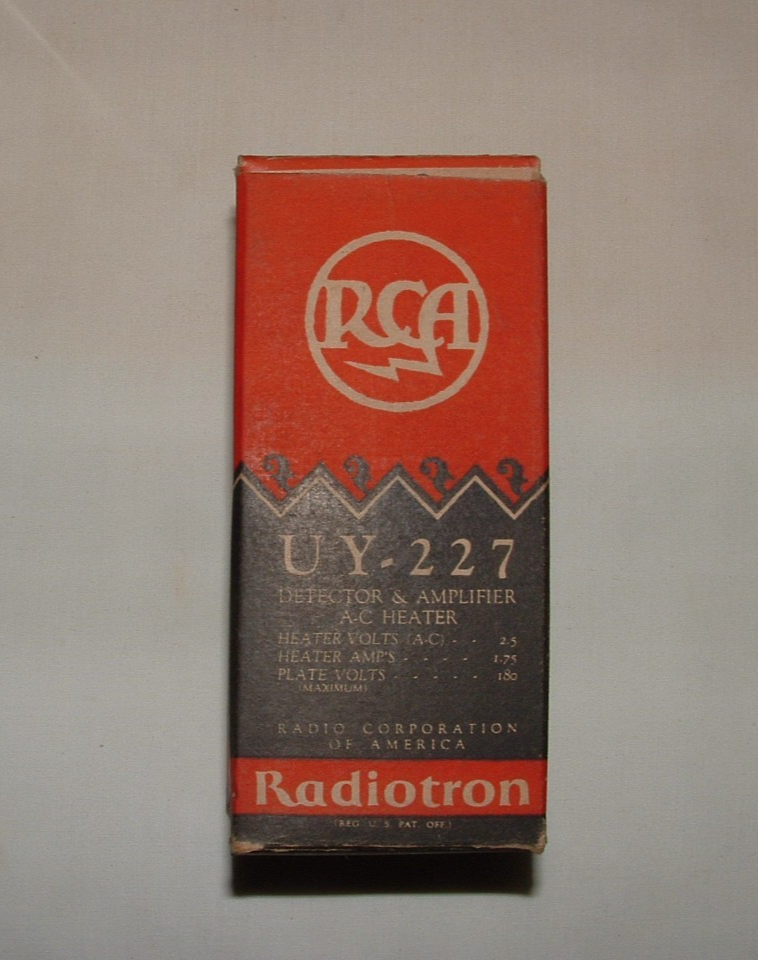 Lot of (3) Vintage UY-227 Vacuum Tubes - RCA, National Union (tested ...