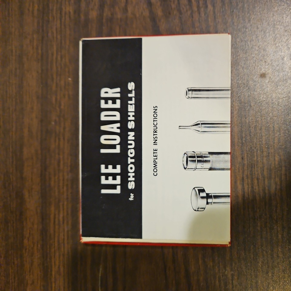 LEE LOADER FOR 12 GAUGE 2 3/4" SHOTGUN SHELLS RELOADING | eBay