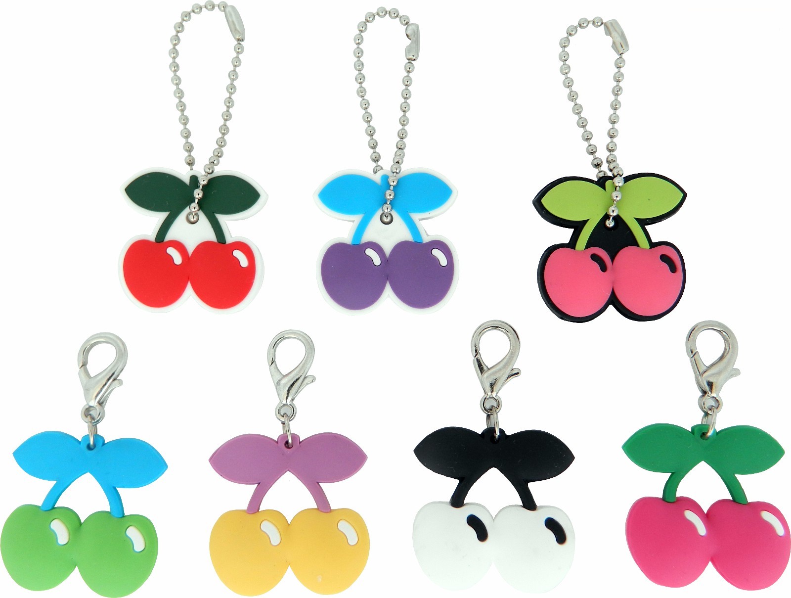 Pacha Cherry Keyrings Clip Ons & Key Caps Holders - 8 to choose from ...